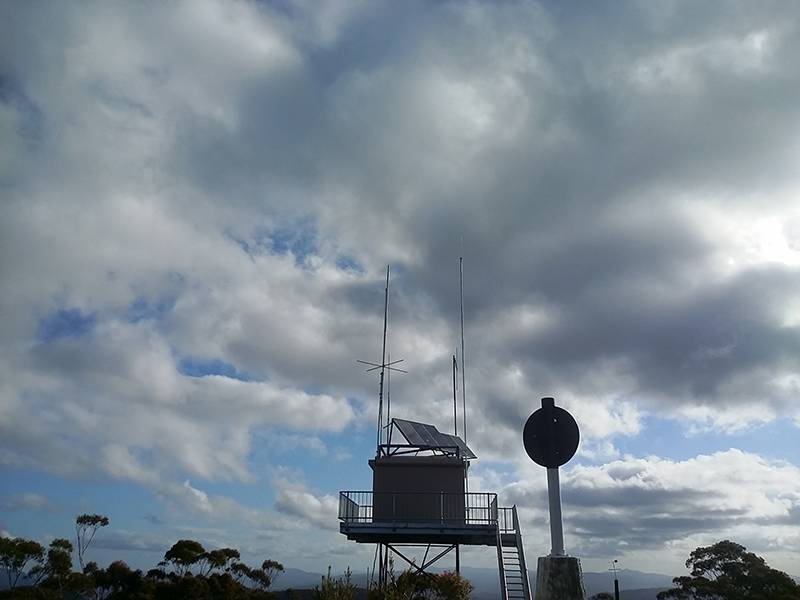 lightning protection system fire tower lookout nsw - Earthing Solutions